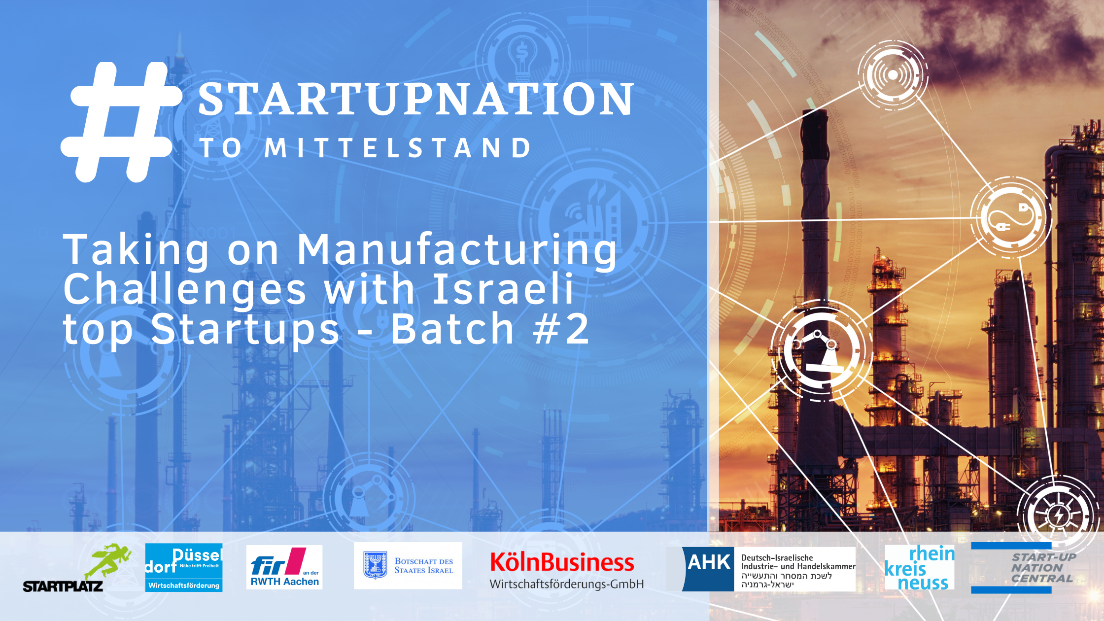 Taking on Manufacturing Challenges with Israeli top Startups - Batch #2 ...